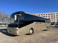 China Used Luxury Buses 51seats Coach Two Doors Left Hand Drive Yutong Brand Weichai Rear Engine for sale
