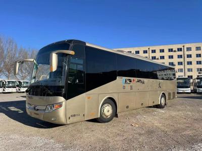 China Used Luxury Buses 51seats Coach Two Doors Left Hand Drive Yutong Brand Weichai Rear Engine for sale