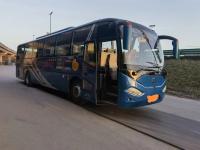 China Used Luxury Coaches Zhongtong Bus Weichai 300hp 55seats Left Hand Drive Two Doors for sale