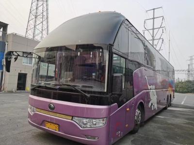China Used Diesel Coaches Yutong Zk6147 Double Axle 61seats Left Steering Weichai Engine for sale