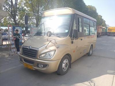 China Used Small Bus Front Engine 14seats Used Dongfeng Bus EQ6550 EURO V Air Conditioner for sale