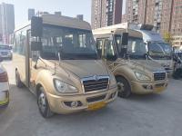 China Used Small Bus Front Engine 14seats Used Dongfeng Bus EQ6550 EURO V Air Conditioner for sale