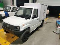 China Electric Truck Pickup Cargo Vehicle Closed Cargo Box Lead Acid Batteries Mission Pickup for sale