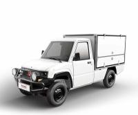 China Electric Truck Pickup Cargo Vehicle Closed Cargo Box Lead Acid Batteries Mission Pickup for sale