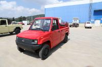 China Electric Pickup Truck 2 Seats L7e For Europe LHD/RHD Red Pickup Rear Wheel Drive for sale