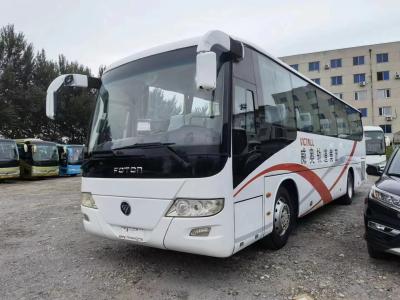 China Used Travel Bus Used Foton Bus BJ6103 Weichai Engine 55 Seats 2+3 Layout White Color for sale