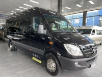 China Used Luxury Buses Benz Commercial Mini Bus 19 Seats Front Engine Daimler Engine EURO V for sale