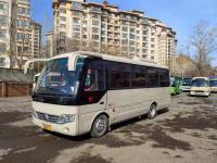 China Used Passenger Bus Front Yuchai Engine 2017 Year Second Hand Yutong Bus Sliding Windows 27 Seats for sale