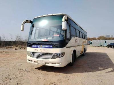 China Used Motor Coaches Double Doors Sliding Windows 45 Seats Second Hand Young Tong Bus ZK6106D for sale