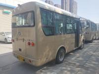 China Second Hand Mini Van Front Engine Folding Gate Slidng Windows 14 Seats Used Dongfeng Mini Bus EQ6550 for sale