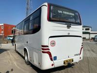 China Used Luxury Buses 32 Seats Second Hand Higer Coach Bus KLQ6796 Yuchai Engine White Color for sale