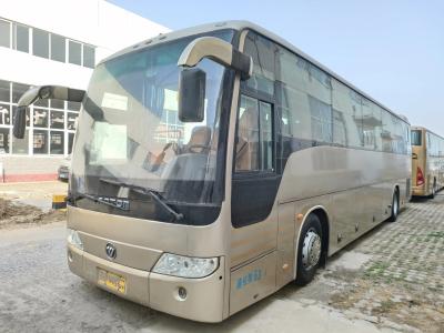 China Used Commercial Bus Double Doors 53 Seats Yuchai Engine 330hp Second Hand Foton BJ6120 for sale