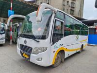China Used Transit Bus 30 Seats Dongfeng Second Hand Bus EQ6752 Front Engine Sliding Window for sale