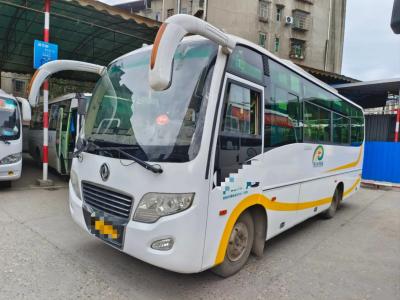 China Used Transit Bus 30 Seats Dongfeng Second Hand Bus EQ6752 Front Engine Sliding Window for sale