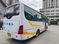 China Used Transit Bus 30 Seats Dongfeng Second Hand Bus EQ6752 Front Engine Sliding Window for sale