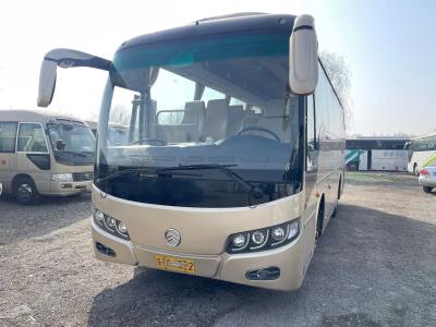 China Old Coach Bus 37 Seats Manual Transmission LHD Rear Engine Used Golden Dragon XML6857 Air Conditioner for sale