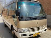 China Used Mini Coach External Swinging Door 19 Seats EURO III Front Engine Used Golden Dragon XML6601 for sale