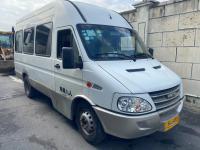China Second Hand Mini Van Front Engine 11 Seats Rear Doors A/C High Roof 140hp Used Minibus NJ6604 for sale
