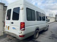 China Second Hand Mini Van Front Engine 11 Seats Rear Doors A/C High Roof 140hp Used Minibus NJ6604 for sale