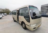 China 2nd Hand Mini Bus Champagne Color 19 Seats Front Engine Floding Door 6 Meters Used JMC Coaster JX6602 for sale