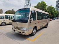 China Second Hand Mini Bus Front Engine 19 Seats Golden Dragon Coaster External Swinging Door XML6700 for sale