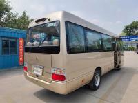 China Second Hand Mini Bus Front Engine 19 Seats Golden Dragon Coaster External Swinging Door XML6700 for sale