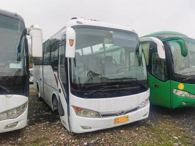 China Used Diesel Bus Manual Transmission Yuchai Engine 31 Seats Sealing Window 2nd Hand Kinglong Bus XMQ6802 for sale