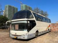 China Used Bus And Coach 49 Seats Disc Brake Air Conditioner Middle Door EURO IV Second Hand Higer KLQ6122 for sale