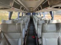 China Used Bus And Coach 49 Seats Disc Brake Air Conditioner Middle Door EURO IV Second Hand Higer KLQ6122 for sale