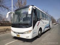 China 2nd Hand Bus 10.5 Meters Sealing Window Middle Passenger Door 47 Seats Air Conditioner Used Kinglong Bus XMQ6101 for sale