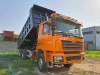 China 2nd Hand Truck Flat Roof Cabin 8.7 Meters Fast Gearbox 380hp 6×4 Used SHACMAN D'LONG F3000 Dump Truck for sale