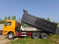 China 2nd Hand Truck Flat Roof Cabin 8.7 Meters Fast Gearbox 380hp 6×4 Used SHACMAN D'LONG F3000 Dump Truck for sale
