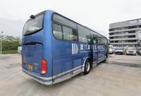 China Used Shuttle Bus 45 Seats Big Luggage Compartment 10.5 Meters Yuchai Engine Middle Door 2nd Hand Yutong Bus ZK6107 for sale