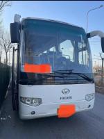 China Used Passenger Bus EURO IV 53 Seats Air Conditioner 330hp Engine 12 Meters White Color 2nd Hand KLQ6129 for sale