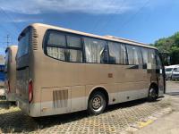 China Used Coach Bus Weichai Engine 34 Seats 2018 Year Golden Color 8 Meters 2nd Hand Kinglong XMQ6802 for sale