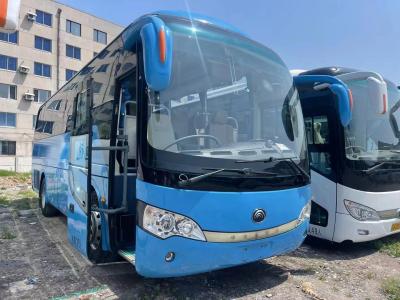 China Used Bus And Coach 39 Seats Yuchai Engine 245hp 2015 Year Blue Color Rare Engine Young Tong ZK6908 for sale
