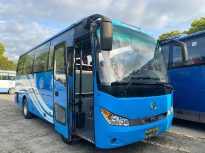China Used Shuttle Bus 30 Seats Official Vehicle Left Hand Drive 4 Cylinders Engine 2nd Had Higer XML6112 With A/C for sale