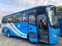 China Used Shuttle Bus 30 Seats Official Vehicle Left Hand Drive 4 Cylinders Engine 2nd Had Higer XML6112 With A/C for sale
