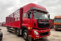 China Used Cargo Trucks 17.8t Rated Load High Roof 420hp 8×4 Drive Mode 12 Tires FAST Gearbox Dongfeng Lorry Truck for sale