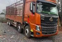 China 2nd Hand Lorry Orange Color 12 Meters 8×4 Drive Mode Yuchai Engine 6 Cylinders 420hp 2021year Dongfeng Cargo Truck for sale