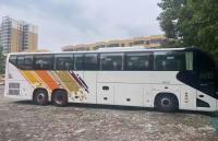 China Second Hand Bus Double Deff Large Luggage Compartment 48 Seats Weichai Engine With A/C Used Tour Bus ZK6137 for sale