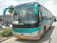 China Used Motor Coaches Green Color 36 Seats Middle Passenger Door Air Conditioner 2nd Hand Yutong Bus ZK6906 for sale