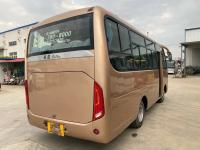 China Used Mini Bus External Swinging Door 25 Seats Sliding Window Front Engine With A/C 2nd Hand Zhongtong Lck6660d for sale
