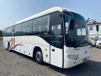 China Used Bus And Coach Luggage Compartment 2 Doors 53 Seats Sealing Window With A/C Left Hand Drive Higer Bus KLQ6129 for sale