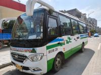 China Used Ford Minibus Front Weichai Engine 28 Seats Sliding Window 2020 Year 7 Meters 2nd Hand Ankai Bus HFF6739 for sale