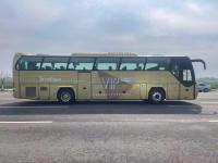 China Used Commercial Bus 39 Seats Weichai Engine 336hp Golden Color Middle Passenger Door 12 Meters Beifang Bus BFC6120 for sale