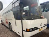China Used Diesel Coaches 53 Seats White Color Single Door 6 Cylinders Engine With A/C 2nd Hand Beifang Bus BFC6120 for sale
