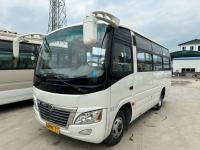 China Used Mini Coach 2018 Year Air Conditioner Front Engine 19 Seats Dongfeng Bus DFA6601 Sliding Window for sale