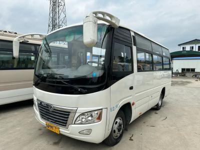 China Used Mini Coach 2018 Year Air Conditioner Front Engine 19 Seats Dongfeng Bus DFA6601 Sliding Window for sale