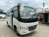 China Used Mini Coach 2018 Year Air Conditioner Front Engine 19 Seats Dongfeng Bus DFA6601 Sliding Window for sale